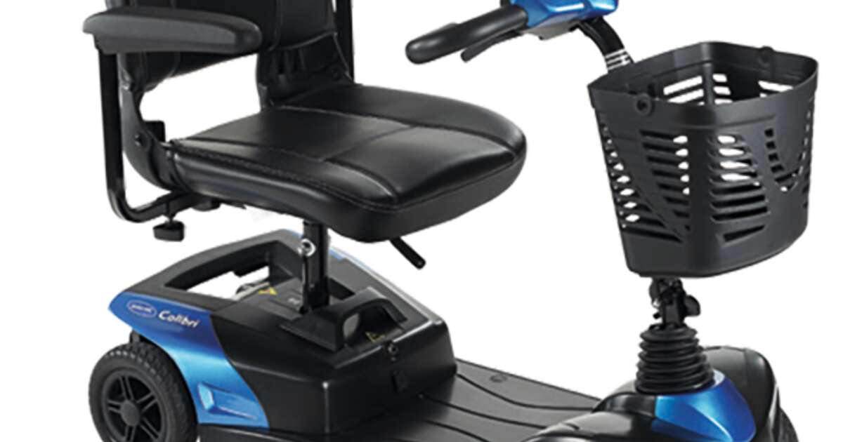 Invacare® Colibri – Kevyt, kompakti ja helposti kuljetettava sähkömopo ...